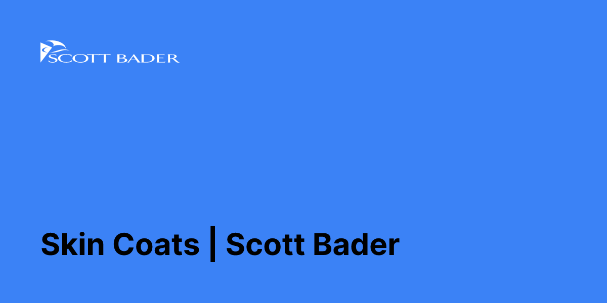 Skin Coats | Scott Bader | Scott Bader