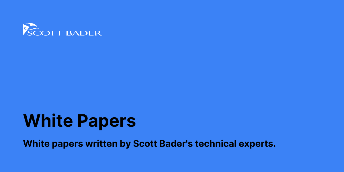 White Papers | Scott Bader