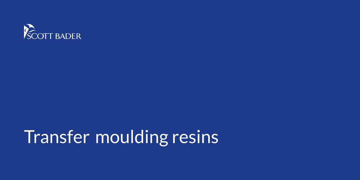 Transfer moulding resins