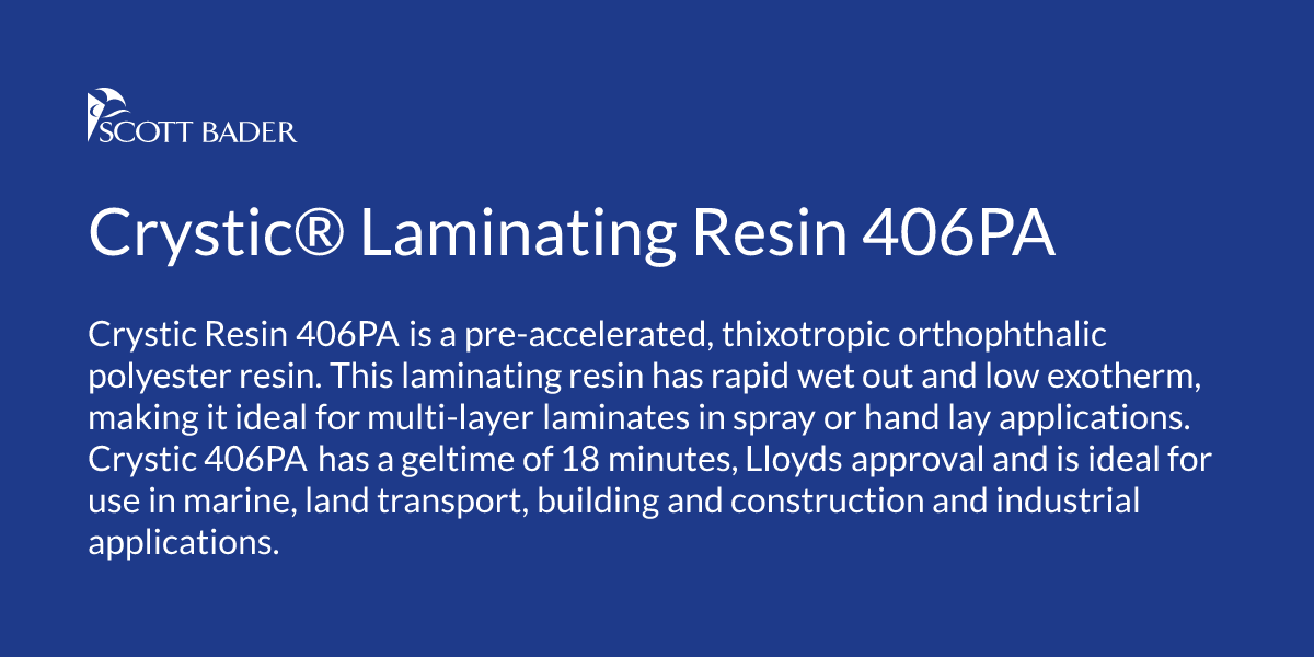 Crystic® Laminating Resin 406PA