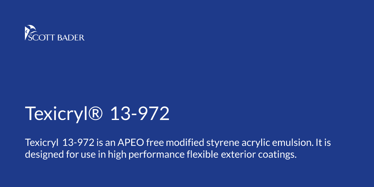 Texicryl® 13-972